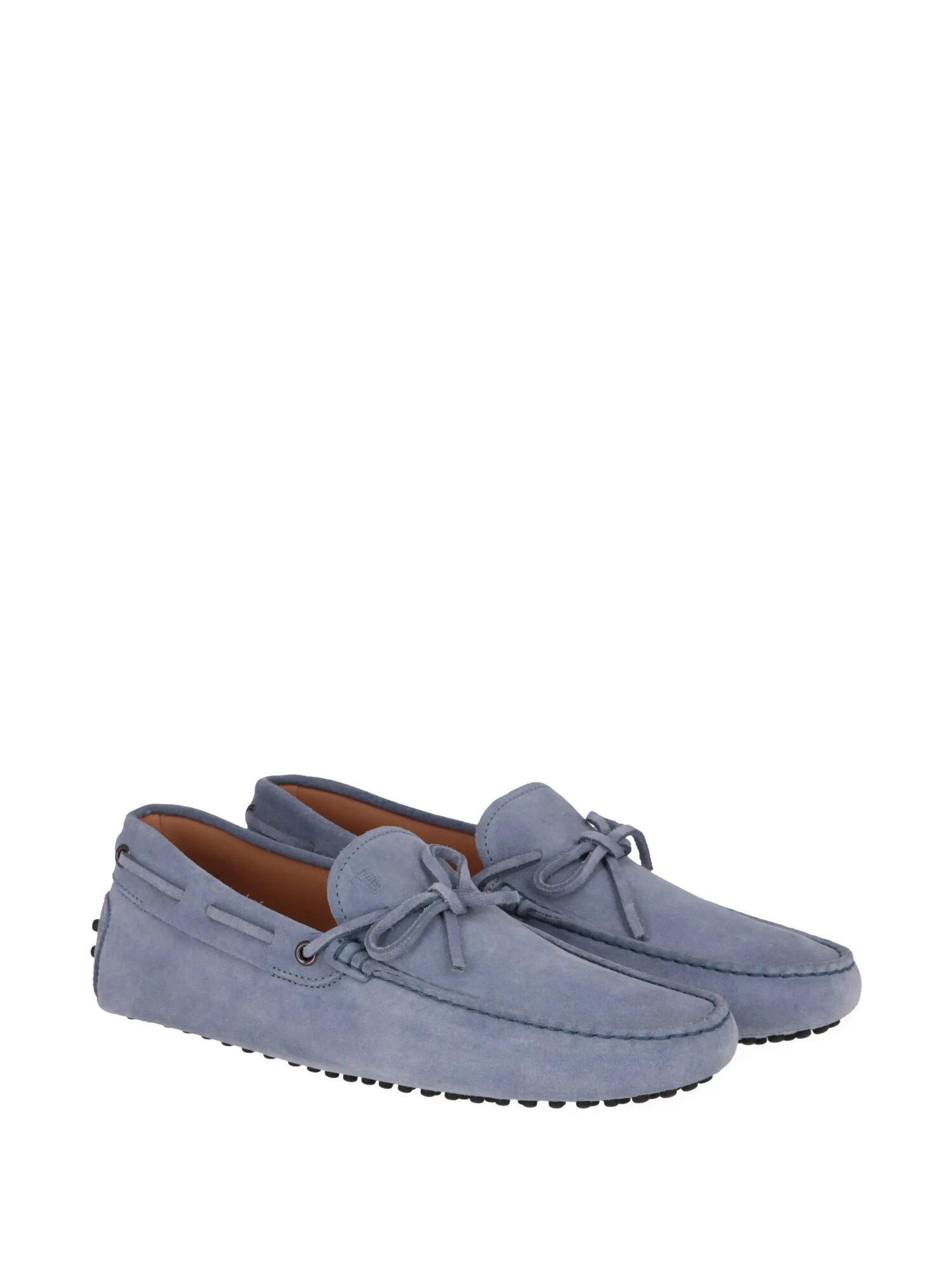 Лоферы Tod's Suede loafers, размер 7.5, синий — фото 1
