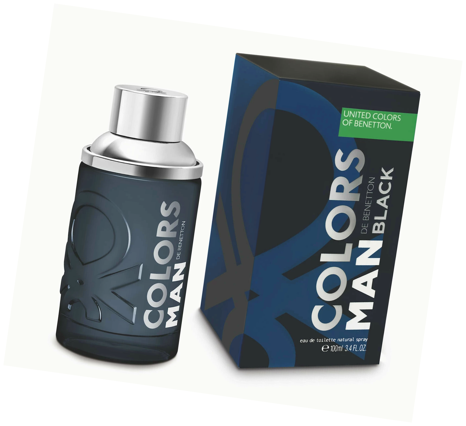 Мужской eau De toilette Benetton Colors Man Black 100 мл - Бенеттон Цвета Мэн Черный