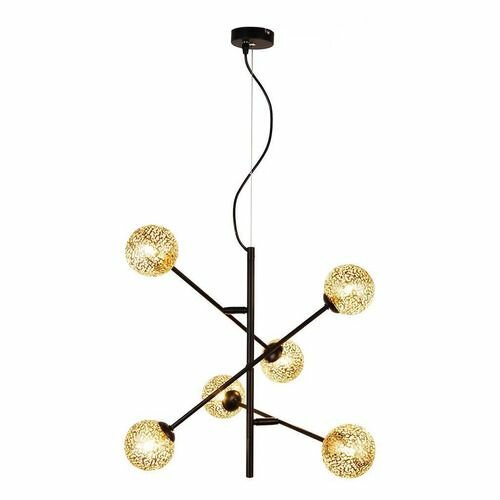 Светильник HIPER Sun H819-0, 6 х 9 Вт, черный/золото