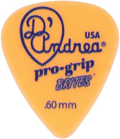 Медиаторы, 12шт, делрин, 0.60мм, стандартные, D'Andrea TPGB351-060TM Pro-Grip Brites