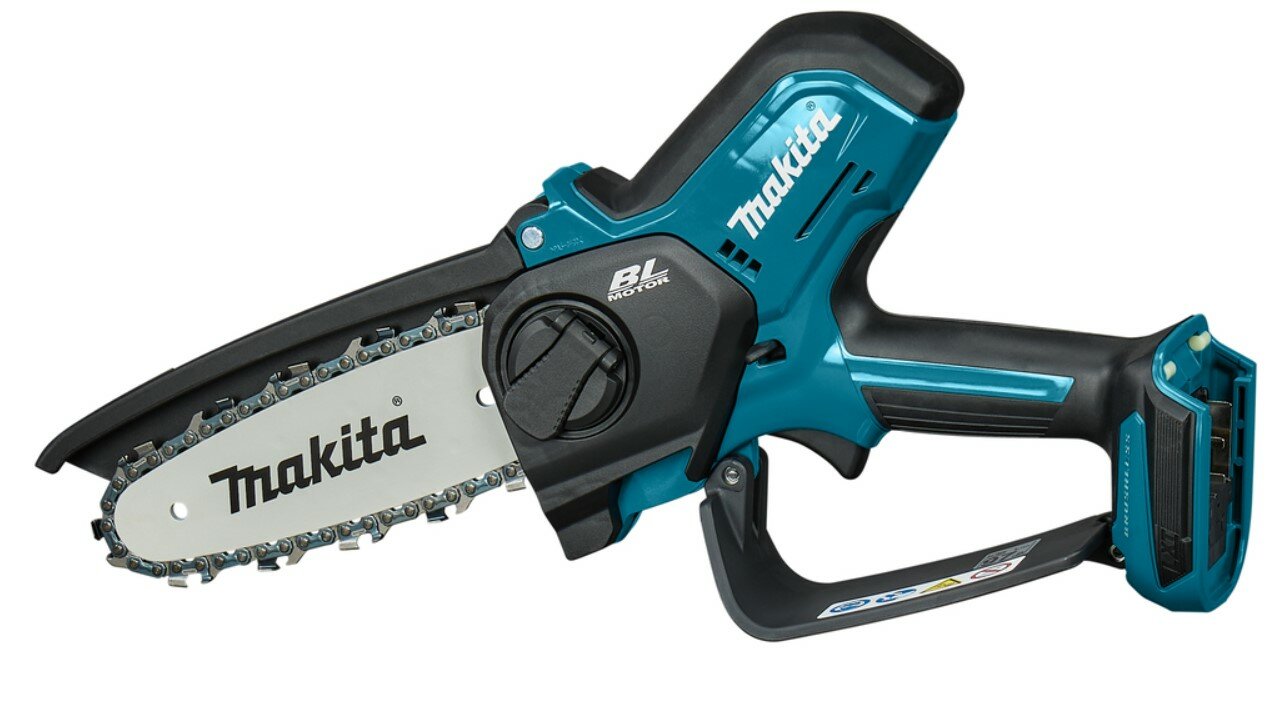 Пила цепная аккум. MAKITA DUC150SF, LXT BL 18В, 320Вт,6"/15см, 0,325", 1,1мм, 8м/с, XPT, 1 АКБ 18*3 А. ч+ЗУ DC18SD — фото 1