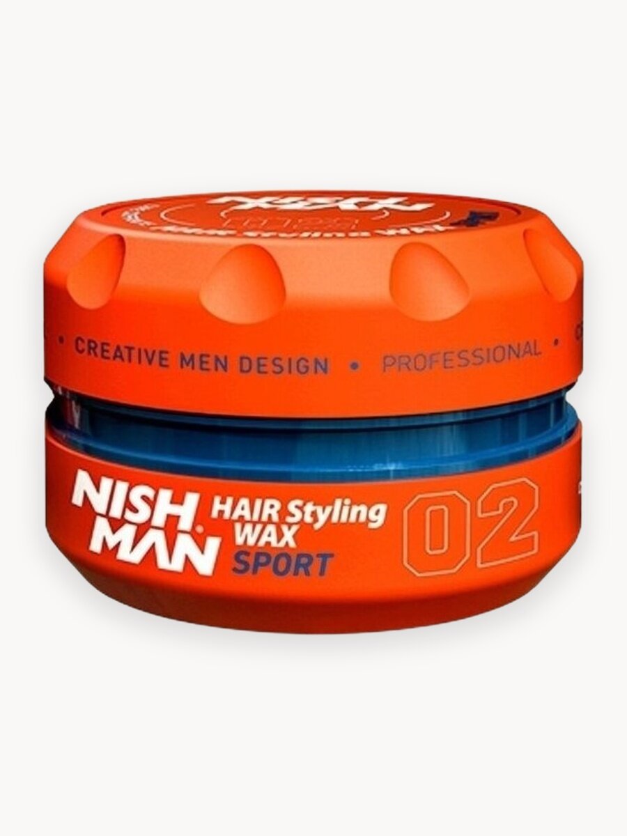 Воск для волос Nishman "Sport", на водной основе, для всех типов волос, сильная фиксация
