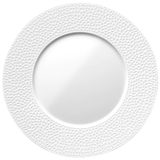 Тарелка обеденная Degrenne Collection L Fragment Blanc Assiette plate ronde 227844