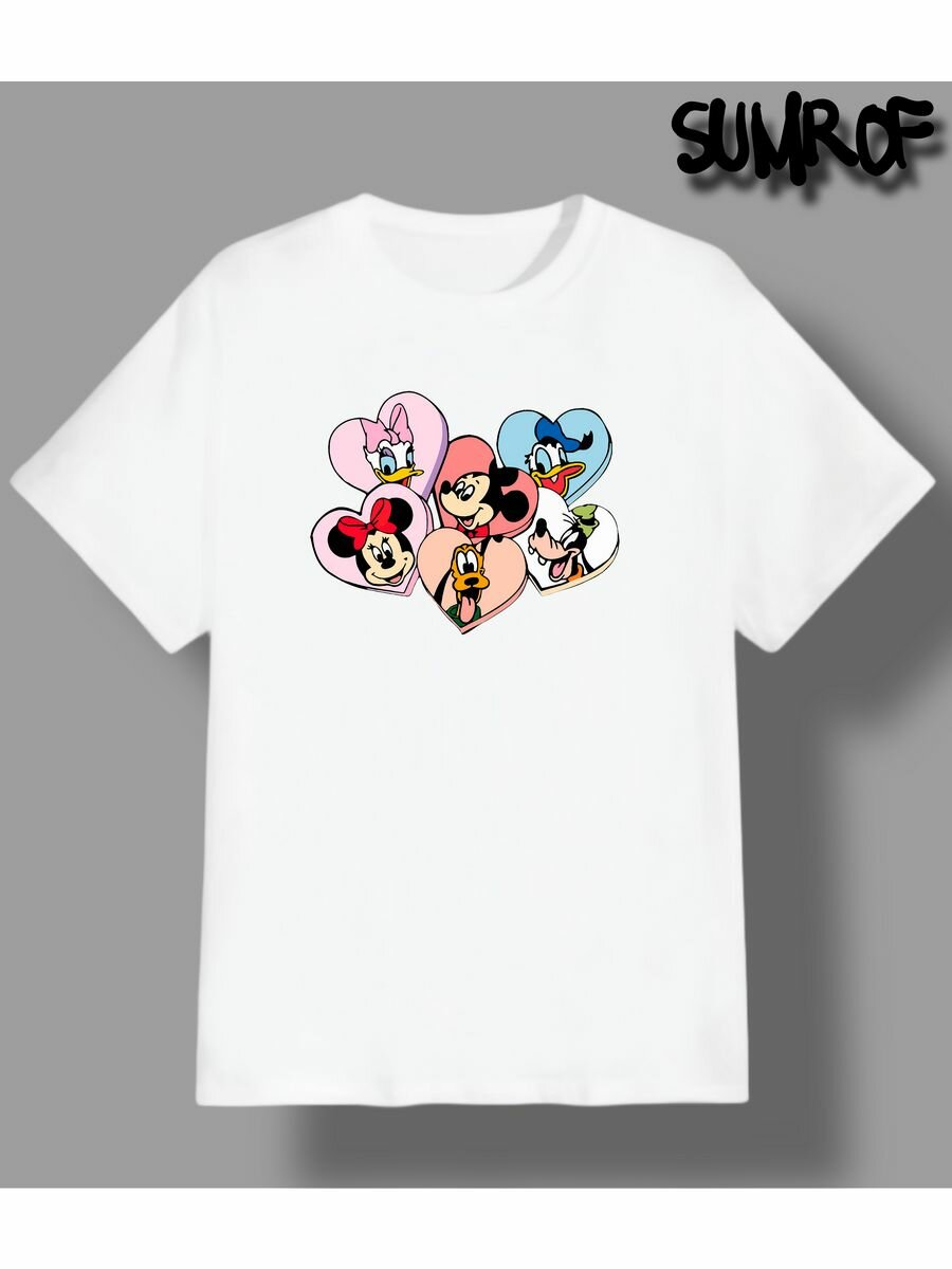 Футболка дисней микки мини утка дак