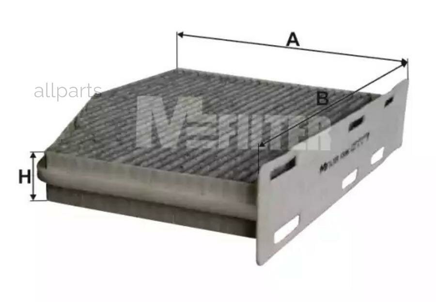 M-FILTER K908C фильтр салона! угольный\ Audi A3, VW Golf V/Touran/Caddy, Skoda Octavia 03>