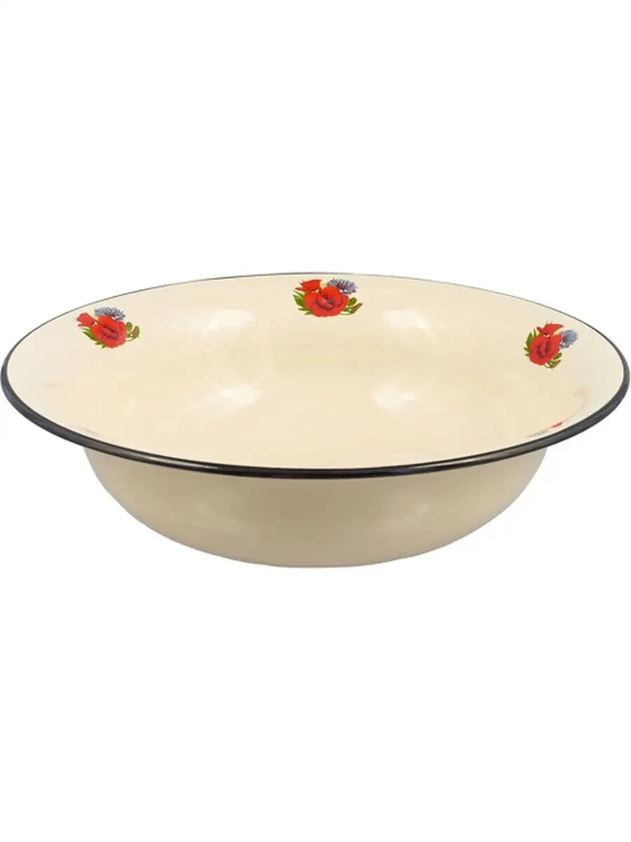 Таз эмалированный 10л