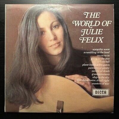 Виниловая пластинка Julie Felix The World Of Julie Felix (Англия 1969г.)