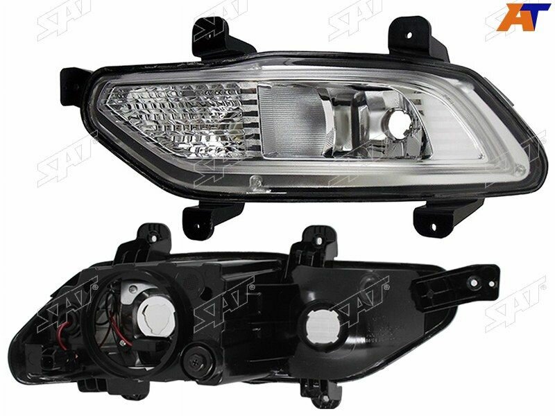 . SAT Фара противотуманная для DAEWOO, RAVON GENTRA 13- левая