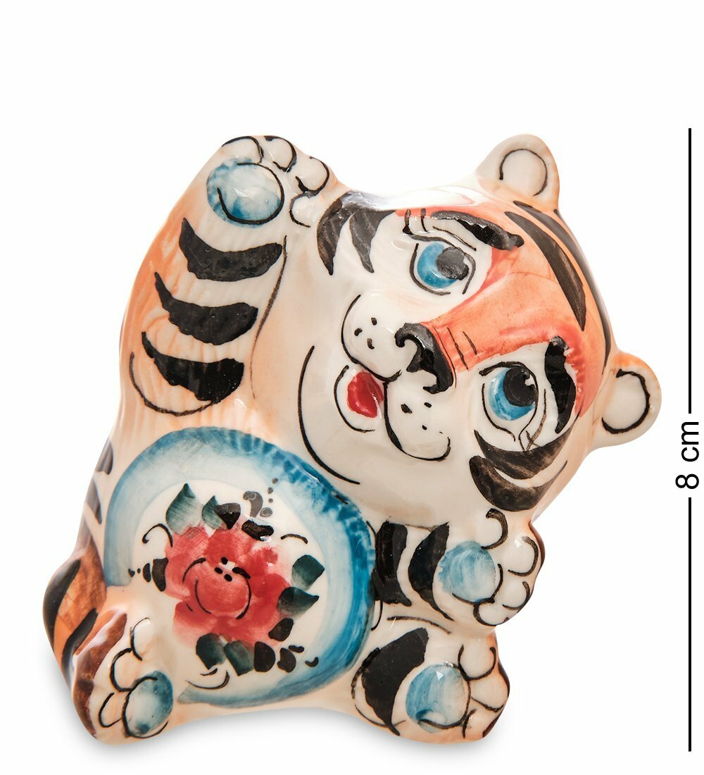 Фигурка Тигренок Лу-лу цв. (Гжельский фарфор) A2162907