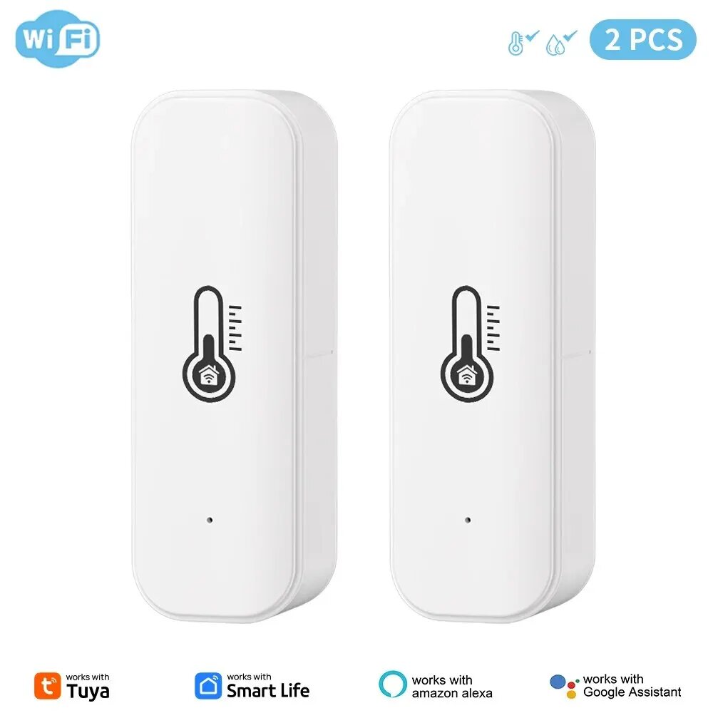 Датчик температуры и влажности Tuya TH08 2pcs WiFi