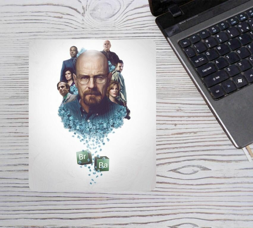 Коврик для мышки игровой 36 на 29 см MIGOM Во все тяжкие, Breaking Bad №7