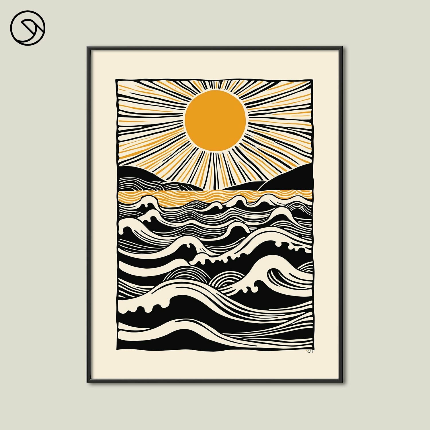 Постер в раме 50х70 Postermarkt, Арт Абстракция №29