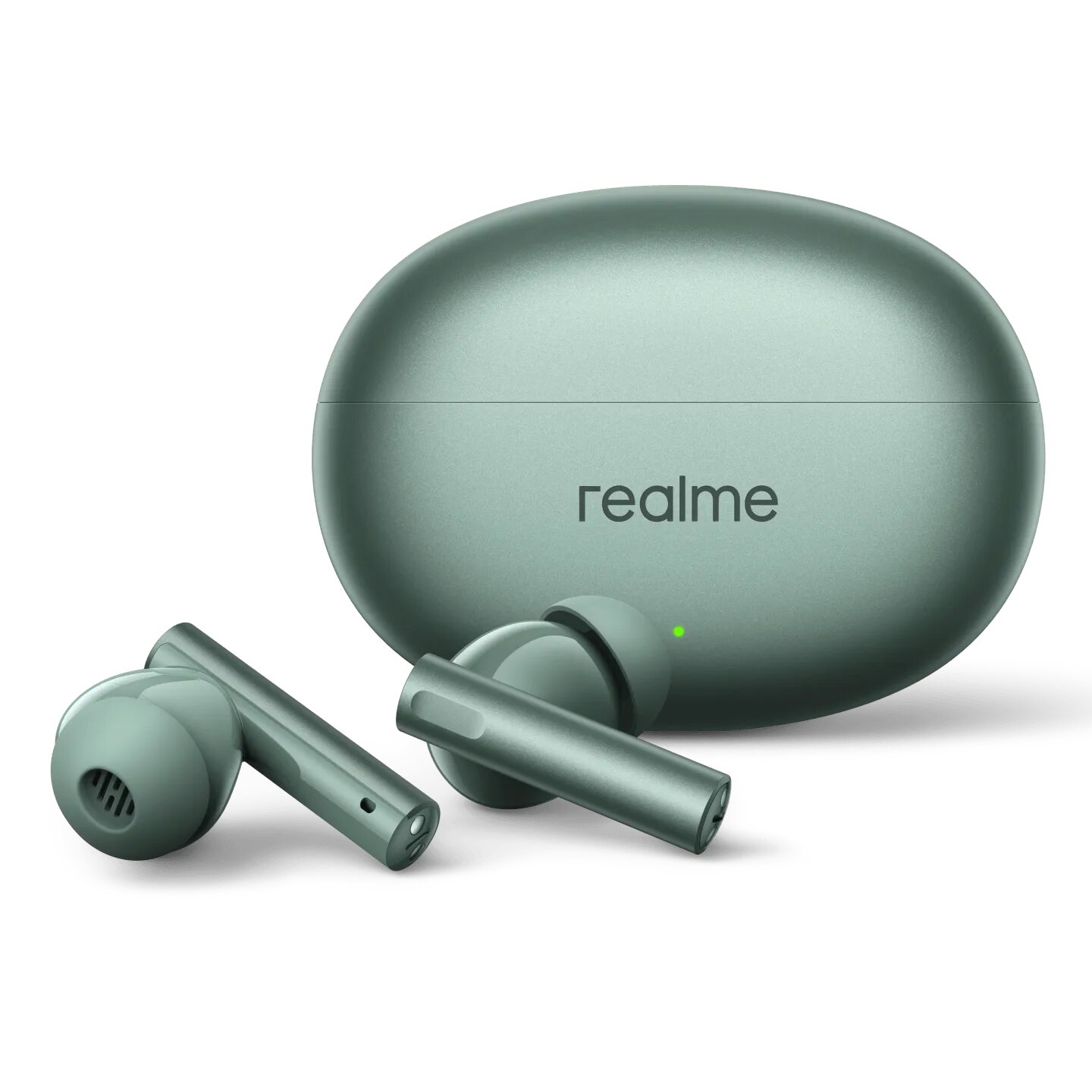 Беспроводные наушники Realme Buds Air 6, Bluetooth 5.3, влагозащита, зеленый
