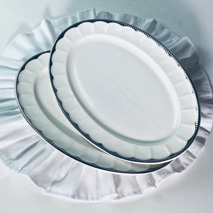 Набор из 2 овальных блюд 30,5см империал Фарфор 205-946 118-205-946