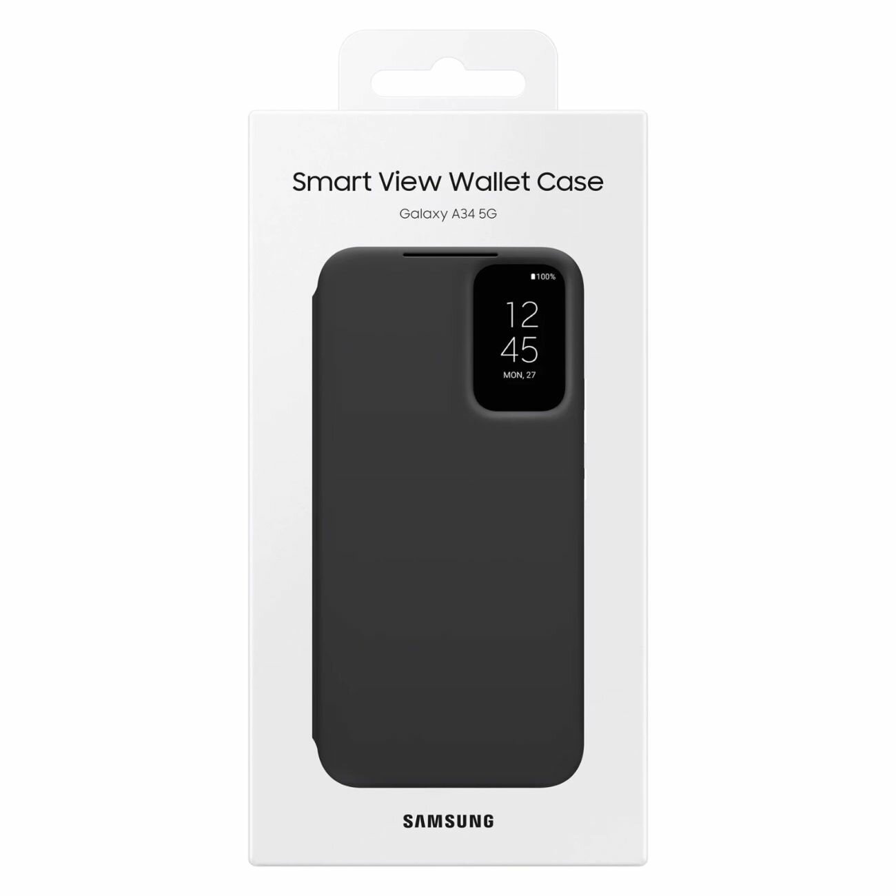 Чехол (флип-кейс) Samsung для Samsung Galaxy A34 Smart View Wallet Case A34 черный (EF-ZA346CBEGRU)