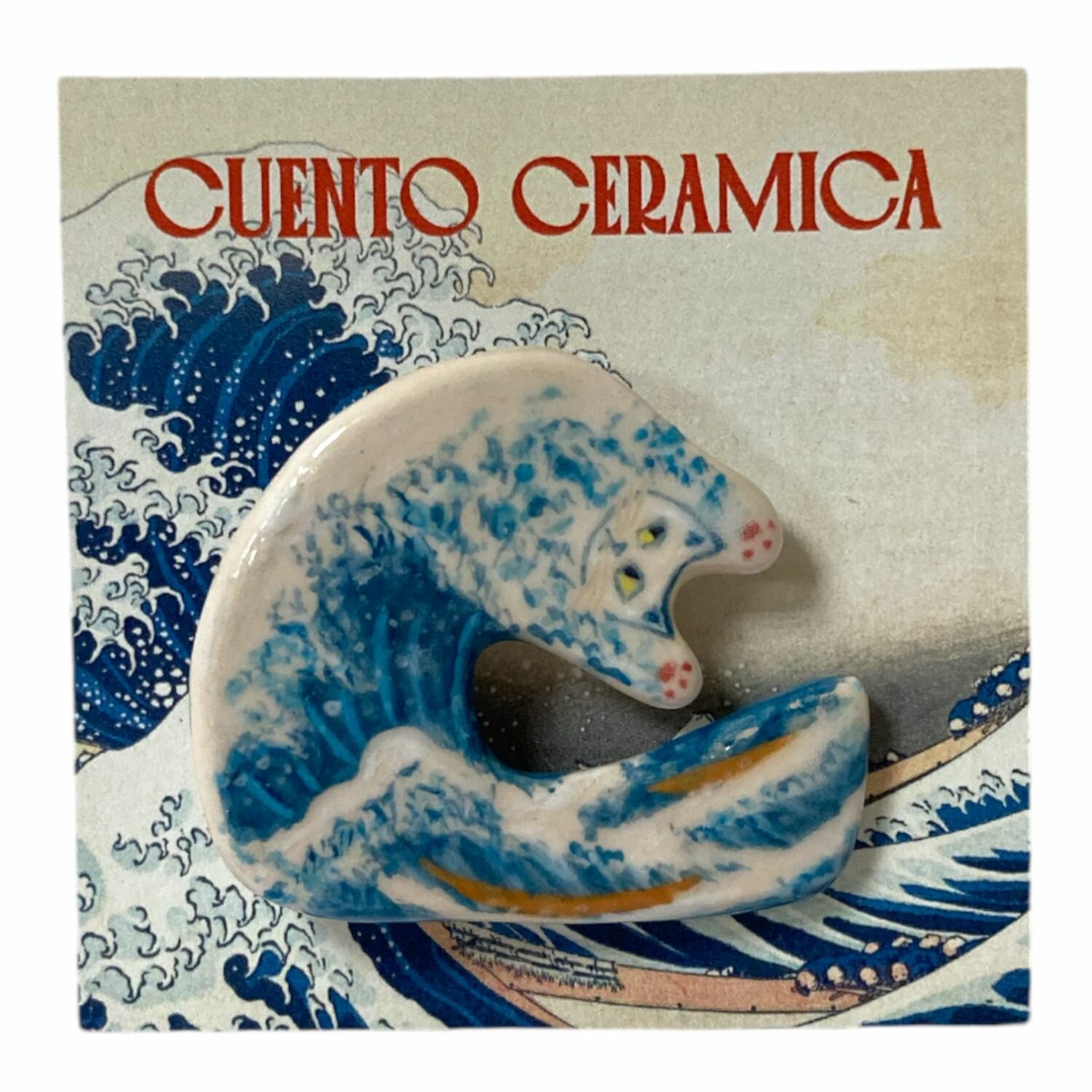 Брошь, керамика