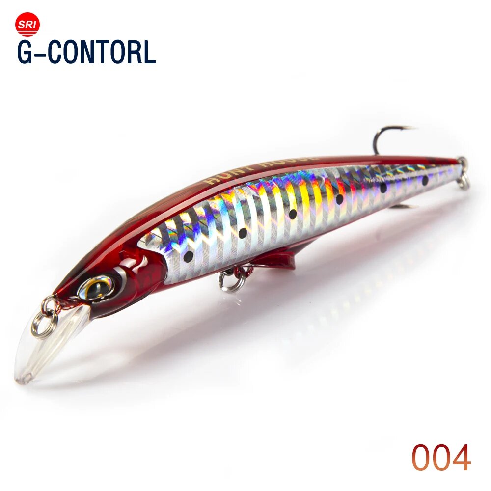 Приманка G-Control Minnow 120mm, Белый, Цвет: 004