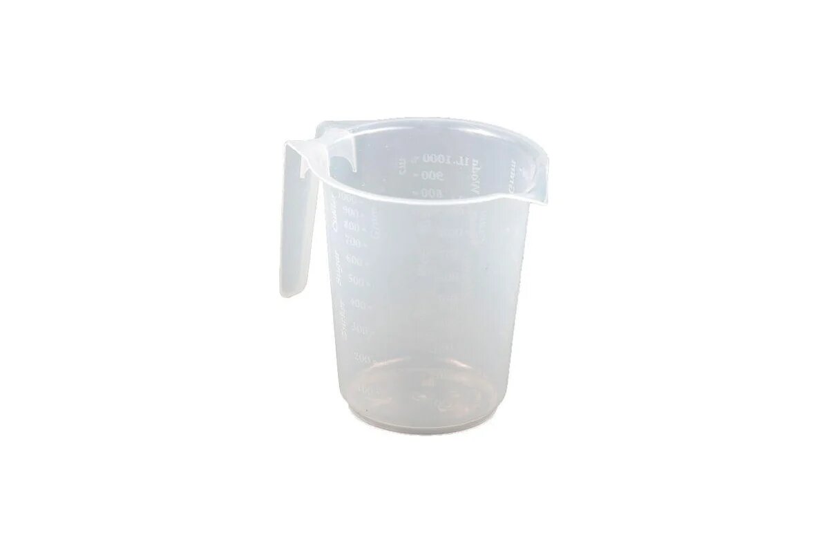 ACG Кружка мерная объем 1000 мл с делениями 1006701 для кухни и лаборатории