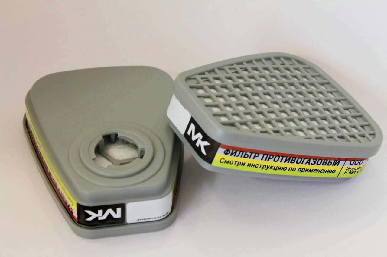 Фильтры противогазовые для респиратора/маски, Комплектующие для респиратора МК, МК75, МК85, АВЕК1, 20 шт. (10 комплектов)