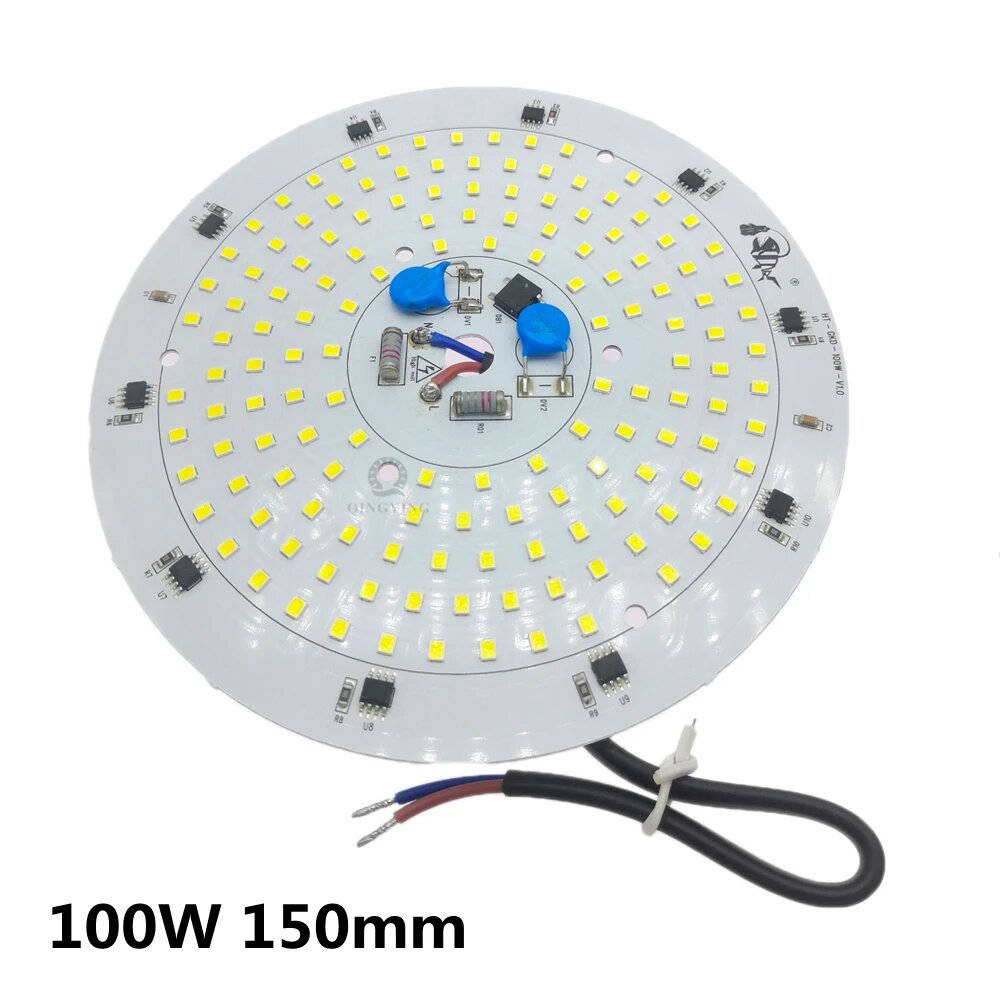 Светодиодная панель QINGYING 80/100/150/200Вт 220В 100W 150mm