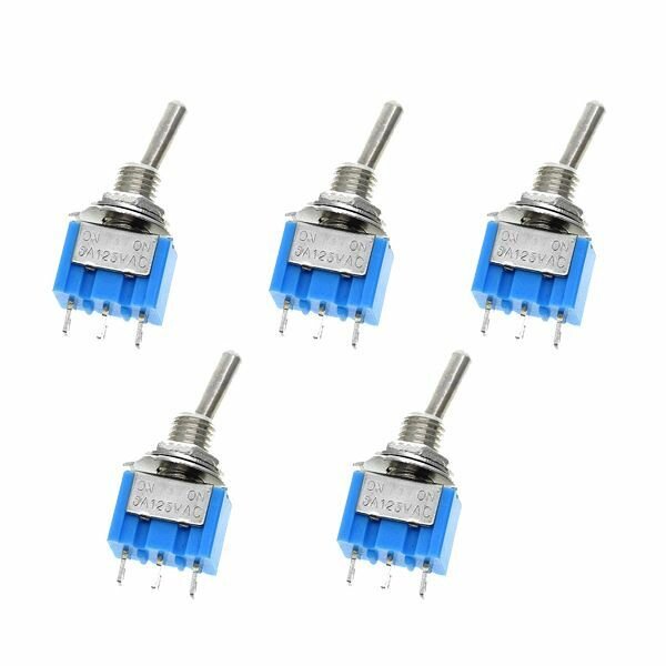 Тумблер MTS-102 6A/125V AC (5 шт)