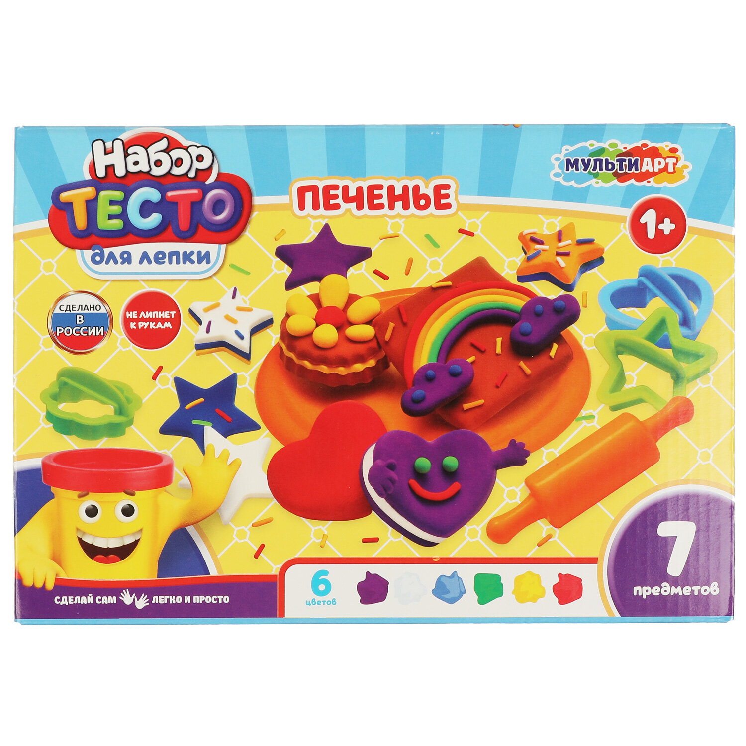 Тесто для лепки Multiart Печенье