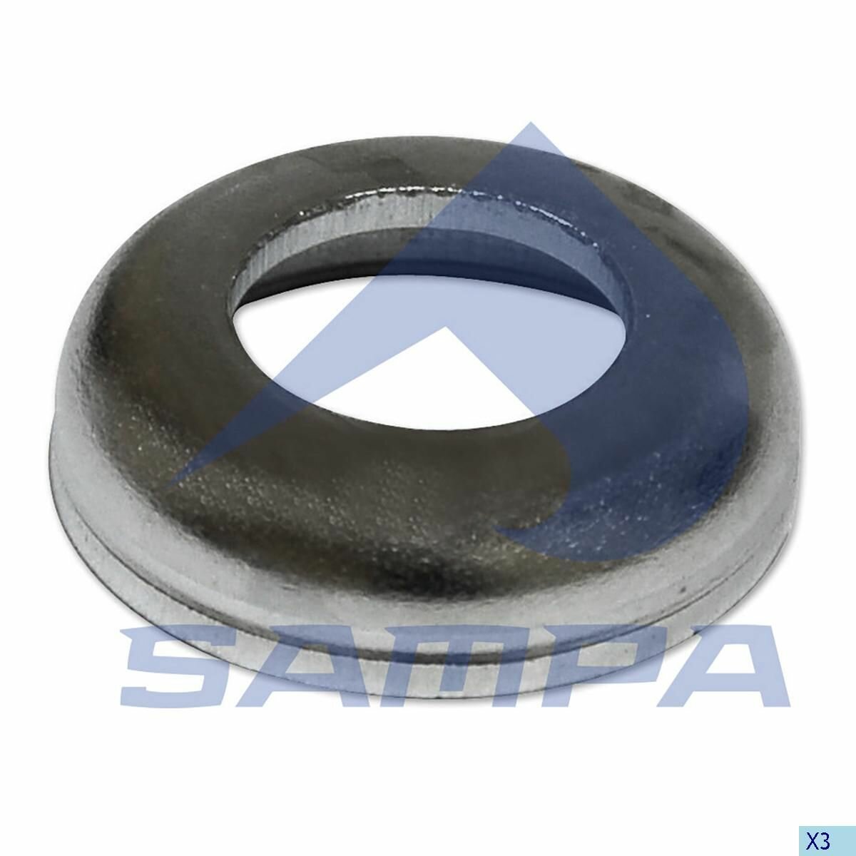 Шайба тормозного вала (м.) 22.5x42x10.5 BPW SN30/36/42 114.044 SAMPA