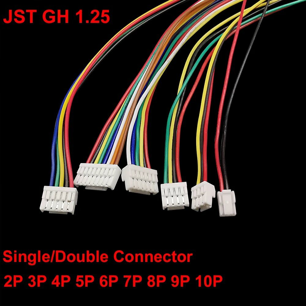 ALLiSHOP JST GH 1.25 разъём кабеля 10 шт. 8Pin, Single Connector