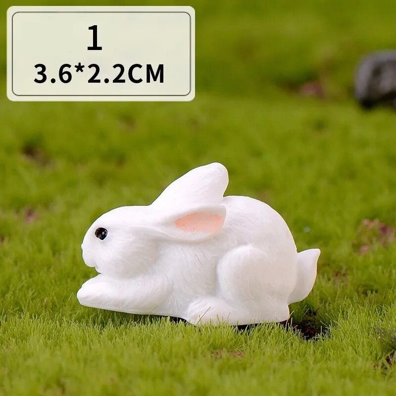 Миниатюрная фигурка кролика, Цвет: 1