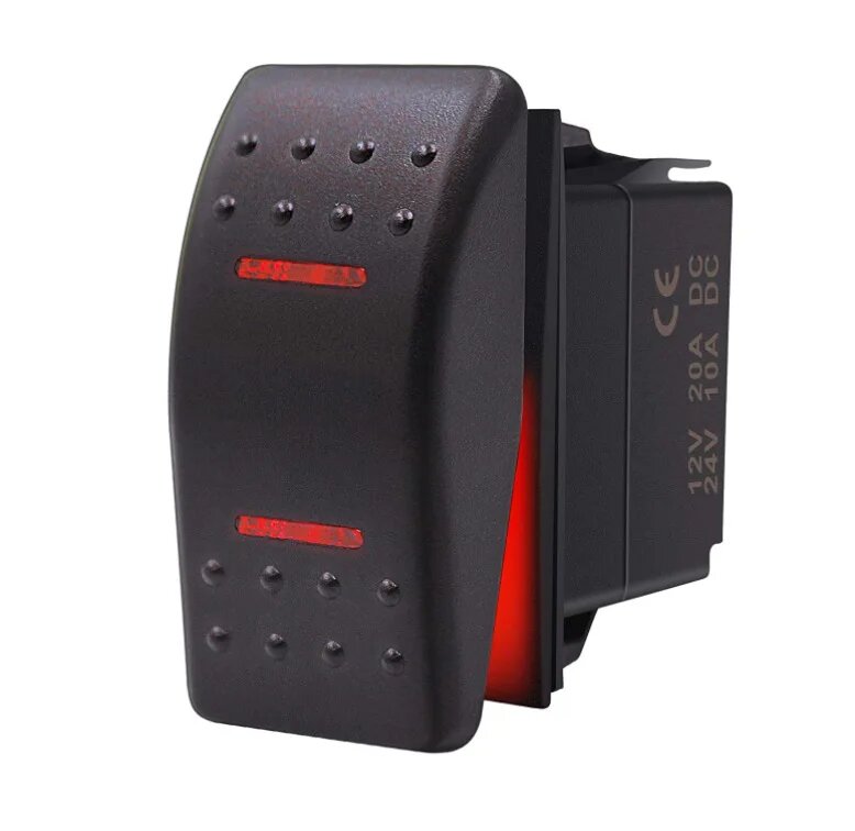 Водонепроницаемый джойстик переключатель ABILKEEN RED ON-OFF-ON