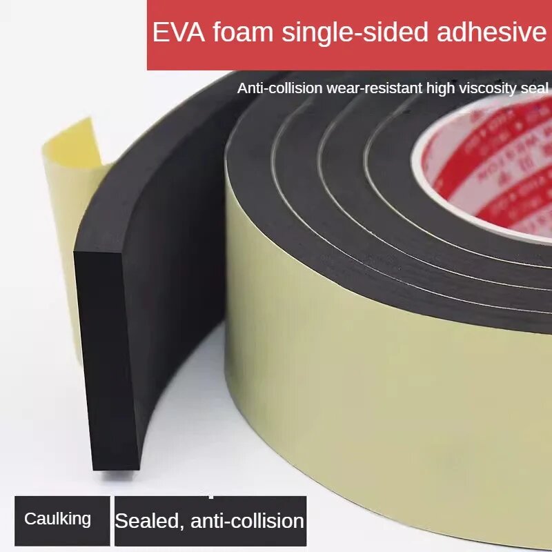 Черная уплотнительная лента EVA 10м 2M x 50mm x 10mm