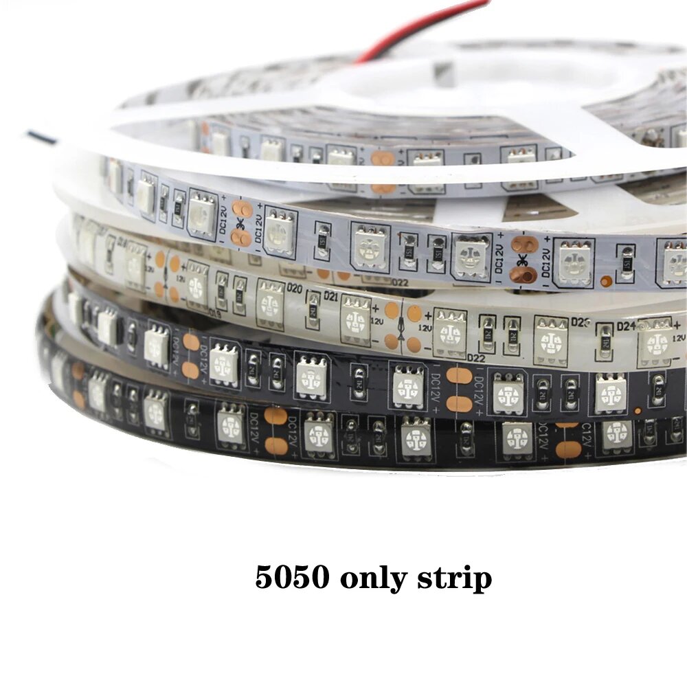 Светодиодная лента 5050, Black PCB, 2m, non waterproof