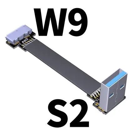 Кабель USB 3.0 Micro-B плоский, 0.5m, S2-W9