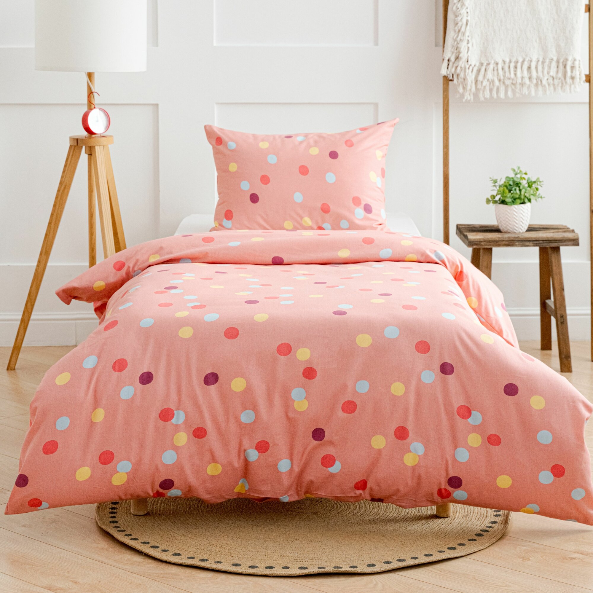 YERRNA комплект постельного белья 1,5 спальный, пододеяльник 150*200, наволочка 50*70 -1шт, 100% хлопок, перкаль, подходит под размеры икея