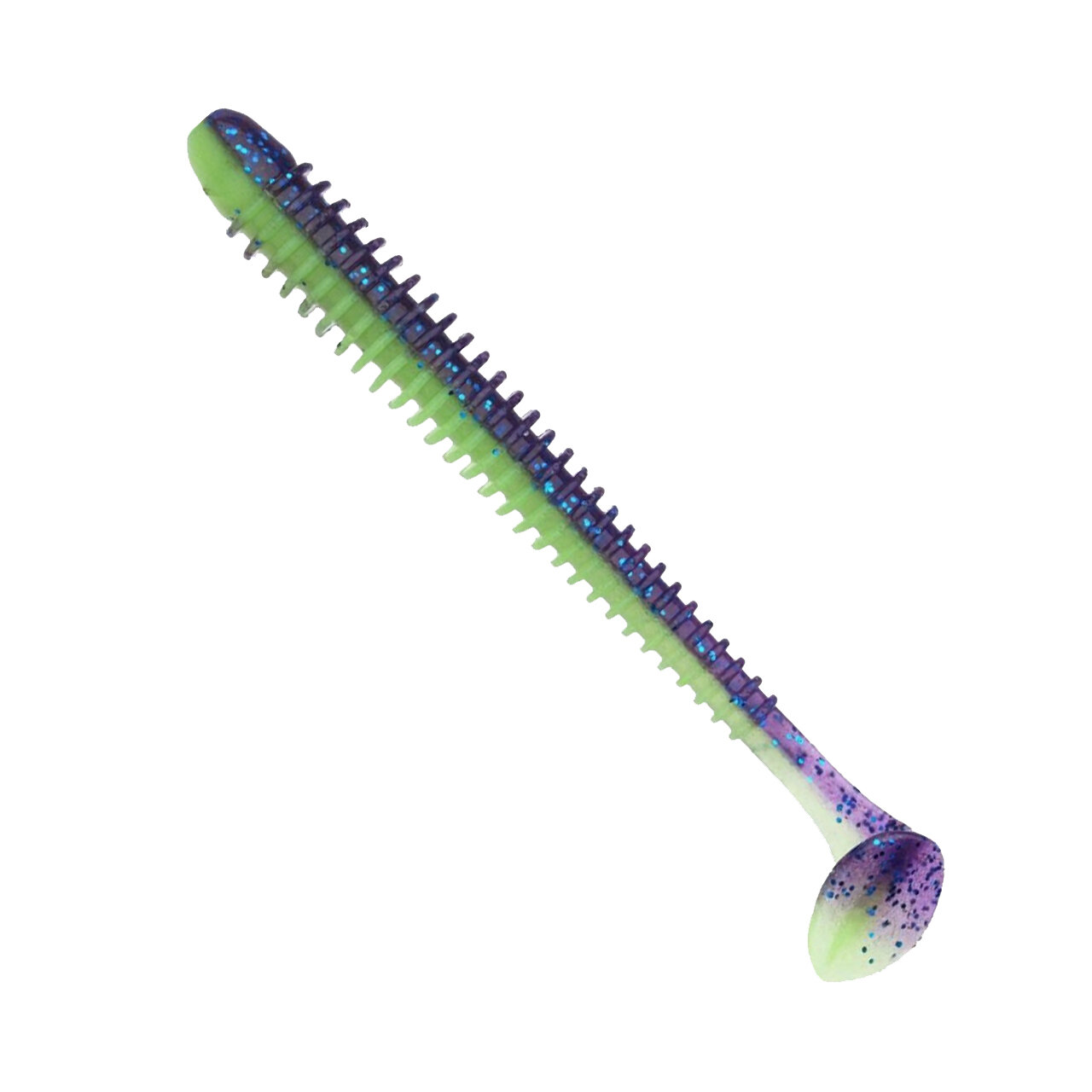 Приманка силиконовая Keitech Swing Impact 3",2г, цвет PAL #06 Violet Lime Belly