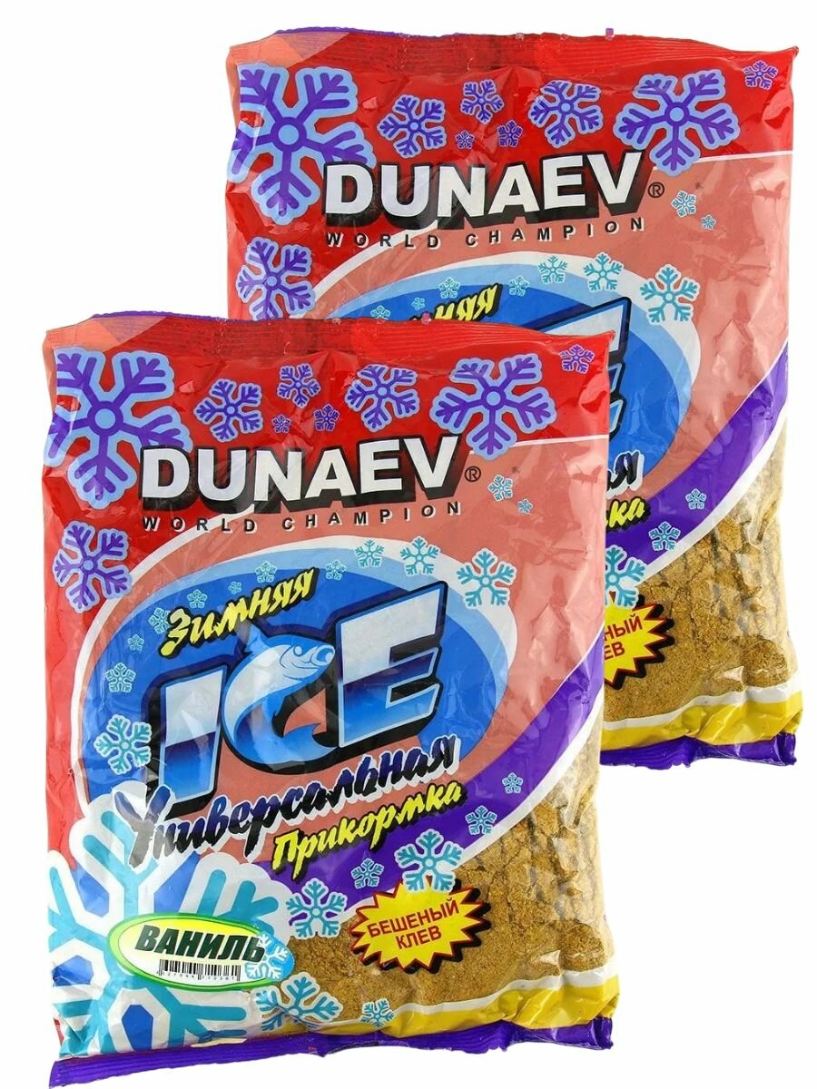 Прикормка DUNAEV ice-классика Ваниль 2 шт. 1,5 кг