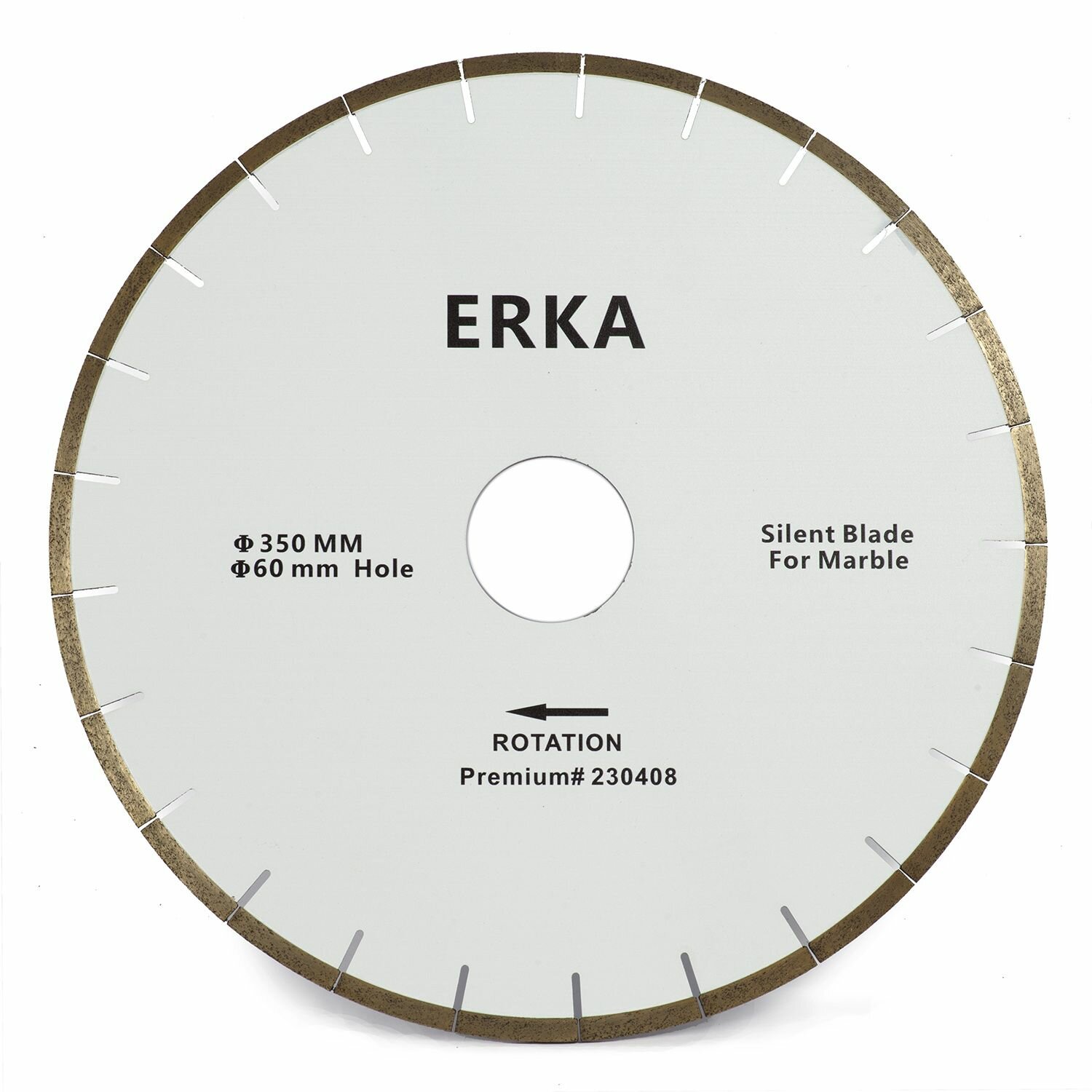 ERKA Диск алмазный по камню (мрамору) D500*60, H8*4,2мм Premium, бесшумный
