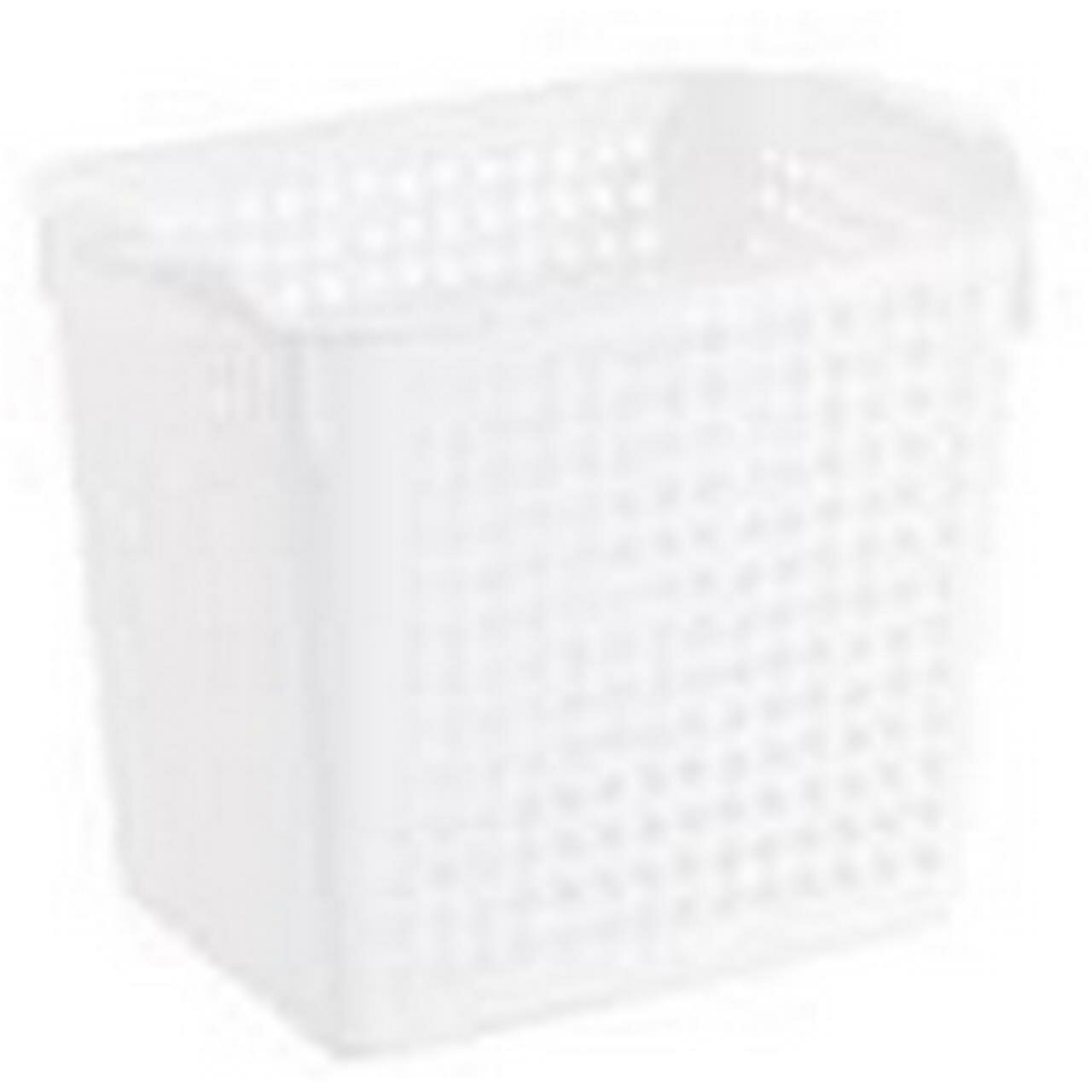 Корзина Мультидом "Лофт", 2.8 л, перфорация, ручки, пластик 20х13,5х16,5 см