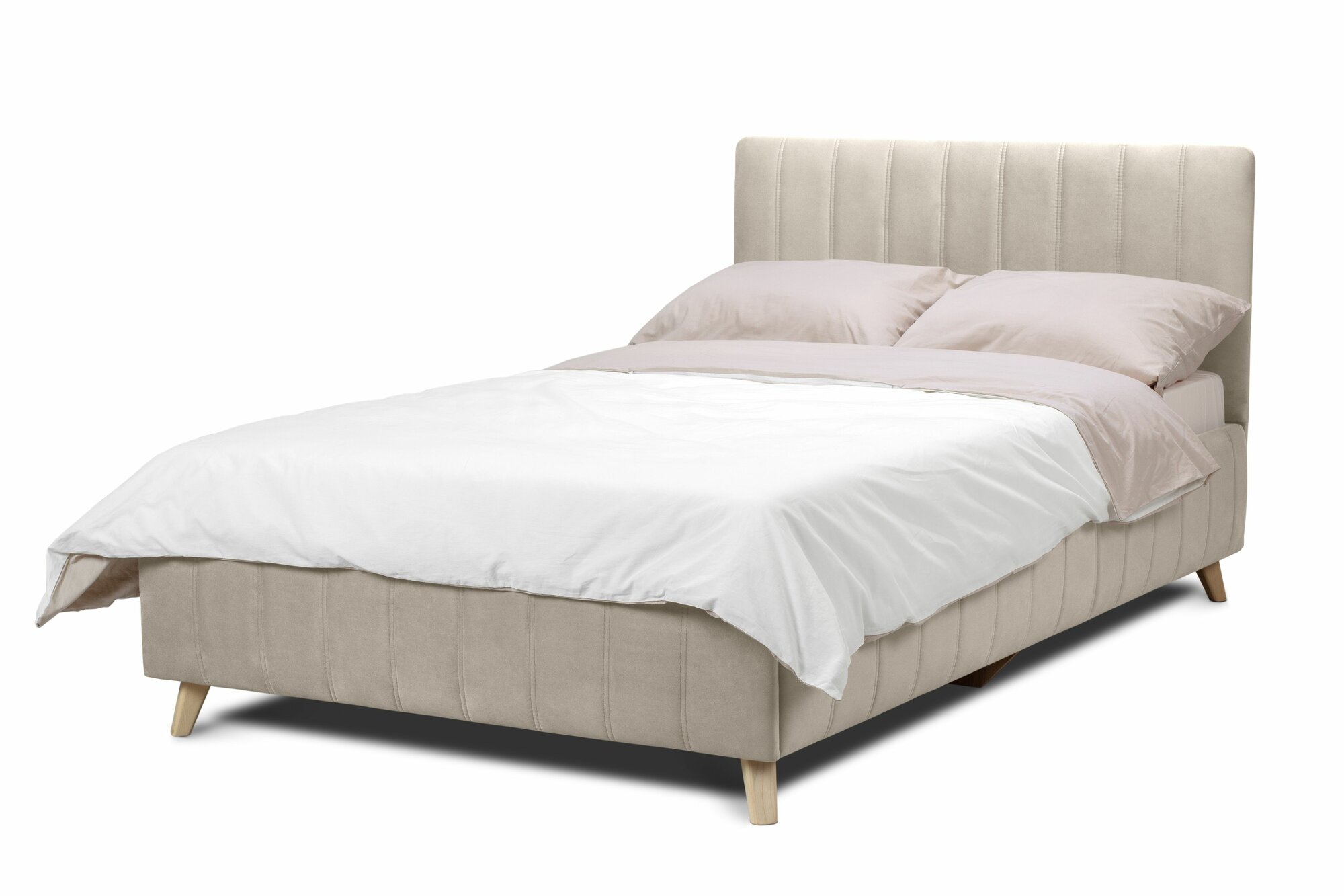 Кровать Монако мягкая120х200, кремовый