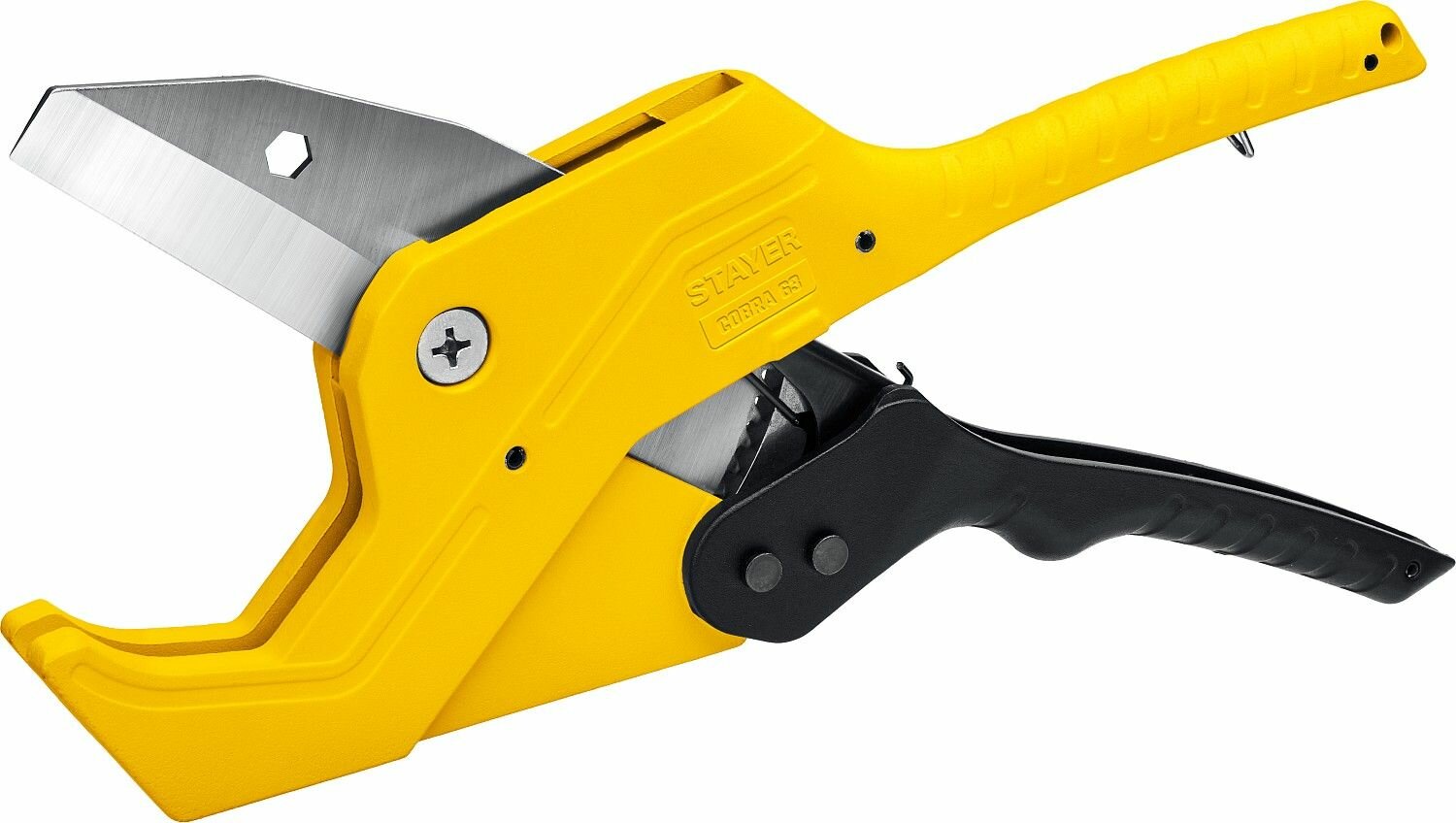 Труборез STAYER автоматический, до 63 мм, для металлопластиковыx и пластиковыx труб, модель COBRA 63, серия Professional