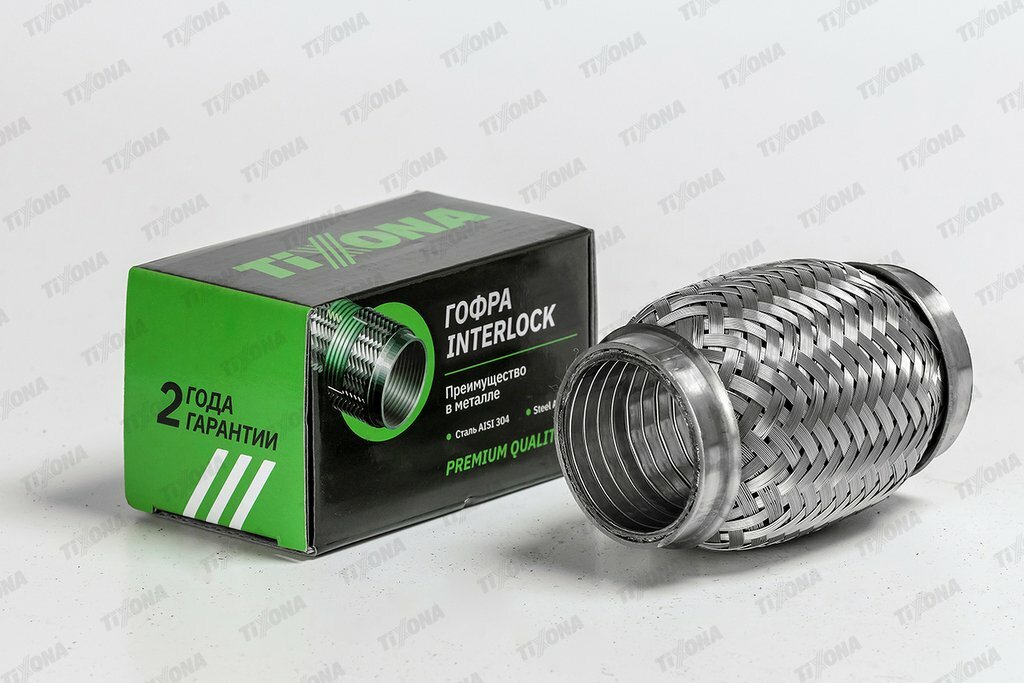 Гофра 45/100 (AISI 304 with interlock) TIXONA P45100