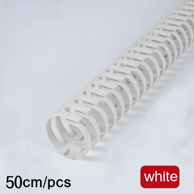 Самоклеящийся кабель-канал ПВХ 50 см white, 6pcs, FD-20mm