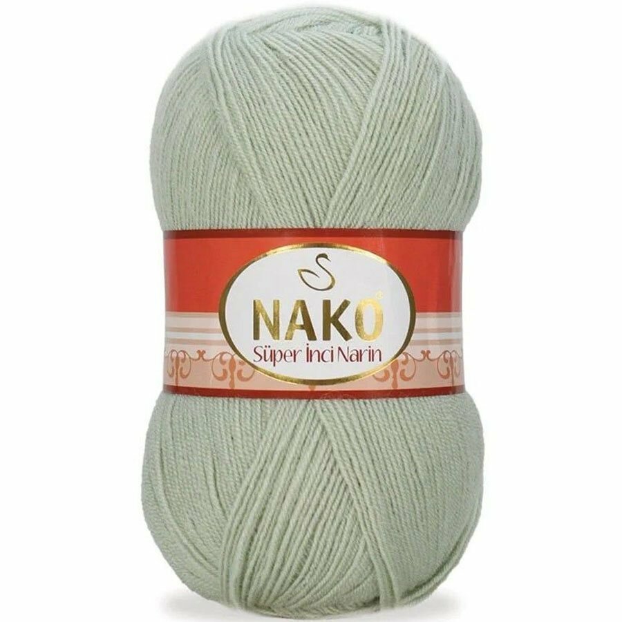 Пряжа Nako SUPER INCI NARIN 13486 полынь (5 мотков)