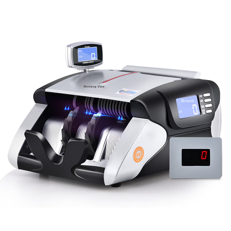 Weirong A18(B) Currency Counter, 2020 New Version RMB Intelligent Voice-Activated Money Counter, Bank-Specific No Upgrade Required, Mixed Old And New Notes