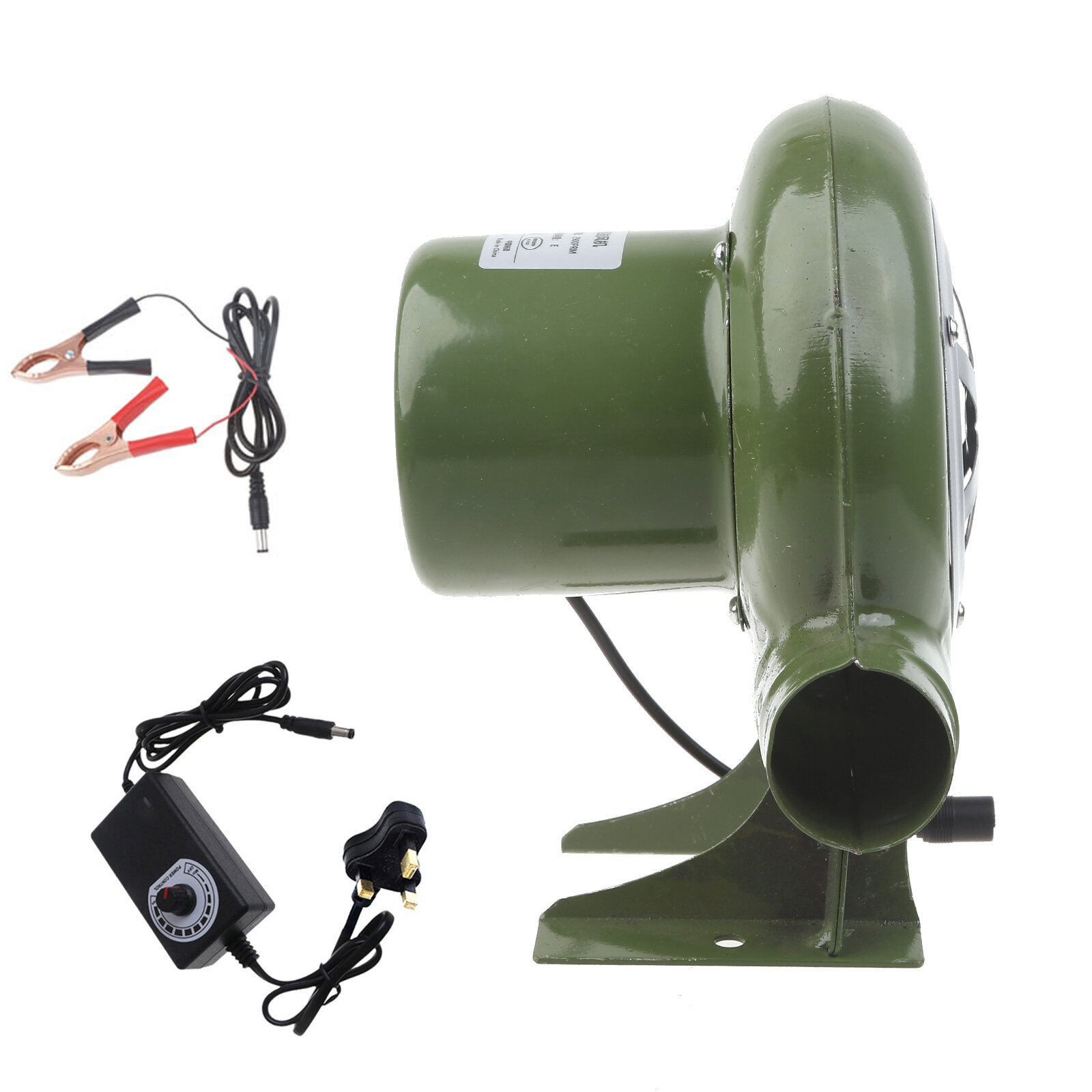 Вентилятор для барбекю, воздуходувка для барбекю, стартер для розжига угля, небольшая электрическая воздуходувка с кабелем питания 12 В, 100 В, 220 В, 2900 об/мин