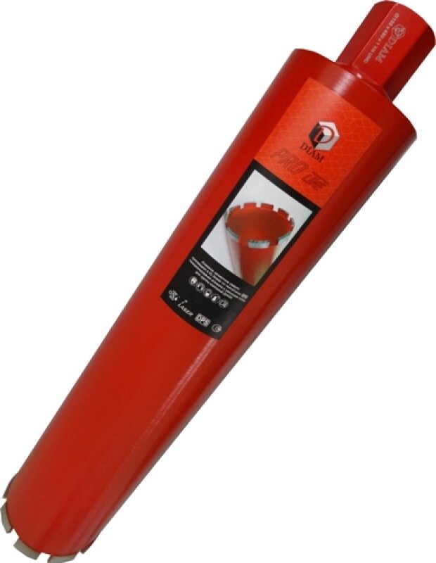 Алмазное сегментное сверло 42x400x1 1/4 UNC Бетон DIAM 312044