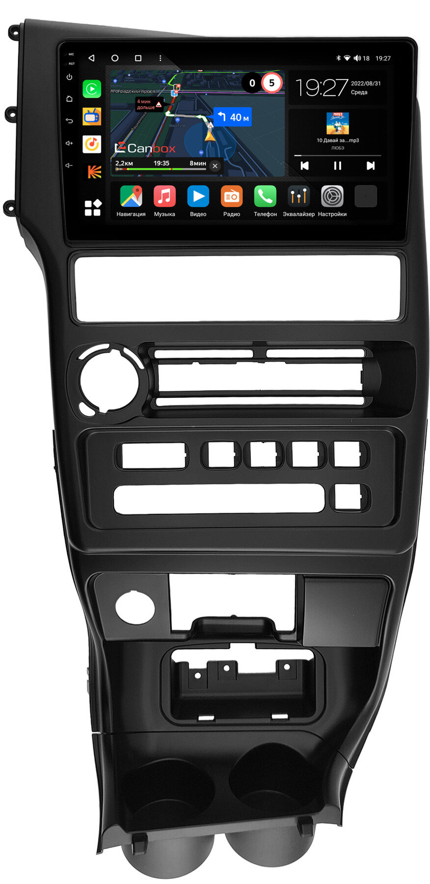 Штатная магнитола Lada ВАЗ 2108 SAMARA 1984-2005, 2109 SAMARA 1987-2006, 21099 SAMARA 1990-2011 (черная) Canbox M-Line 4542-9-0612 Android 10 (4G-SIM,