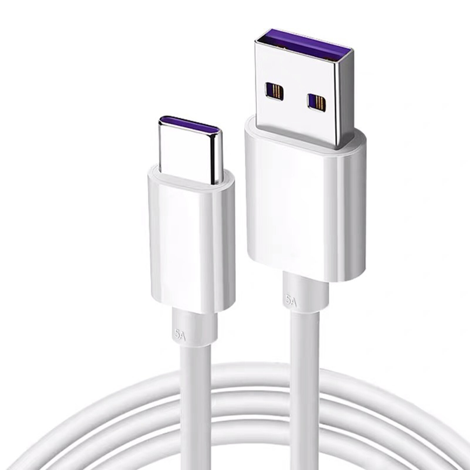 Кабель Huawei Super Cable HW-050450E00, 5A, USB Type-C, белый