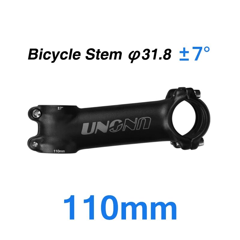 UNO Вынос руля для горного велосипеда 31,8 мм матовый черный 31.8x110mm 7 stem