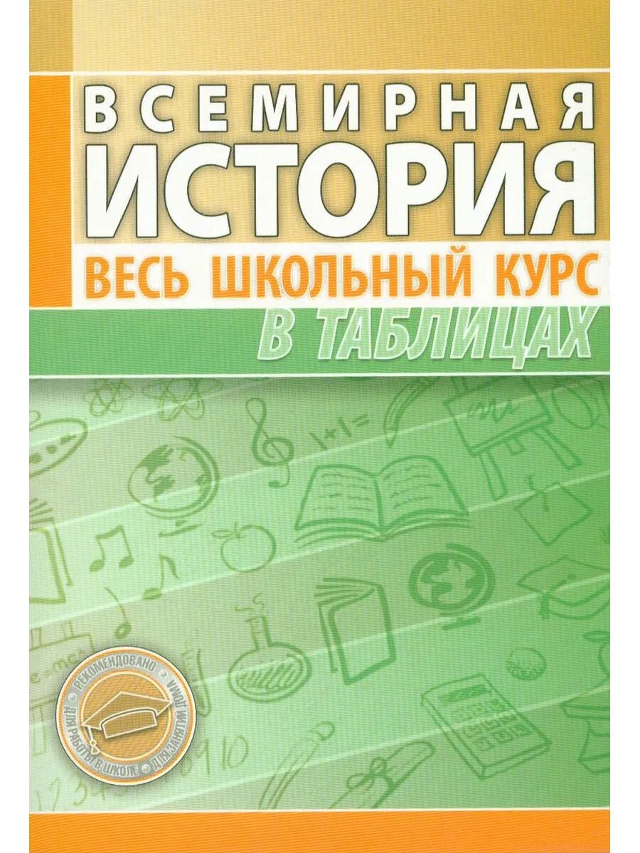 Всемирная история. Весь школьный курс в таблицах / 4-е изд.